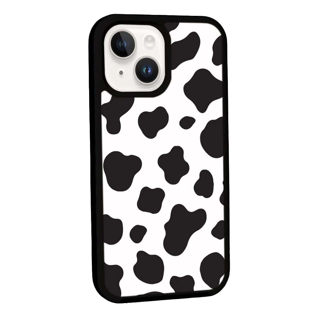 Black Cow Print iPhone 13 Case | Caseco Inc.