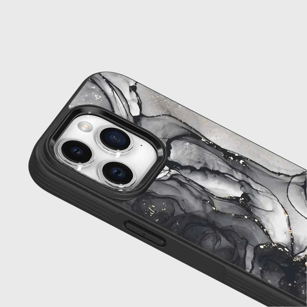 iPhone 15 Pro Case With MagSafe - Black Marble – Caseco Inc
