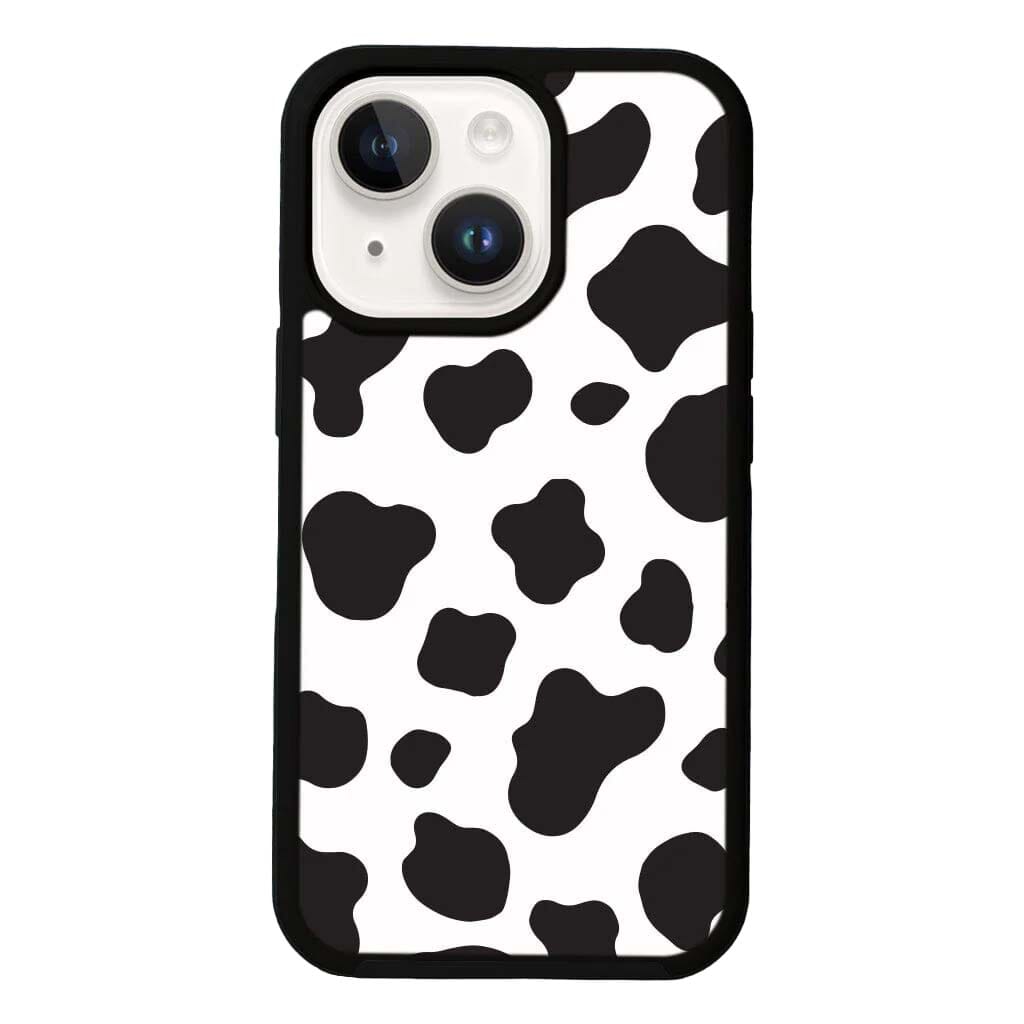 Black Cow Print iPhone 13 Case | Caseco Inc.