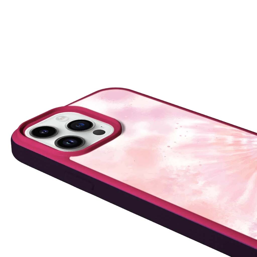 Pink iPhone 14 Pro Max Tie Dye Case | Caseco Inc.