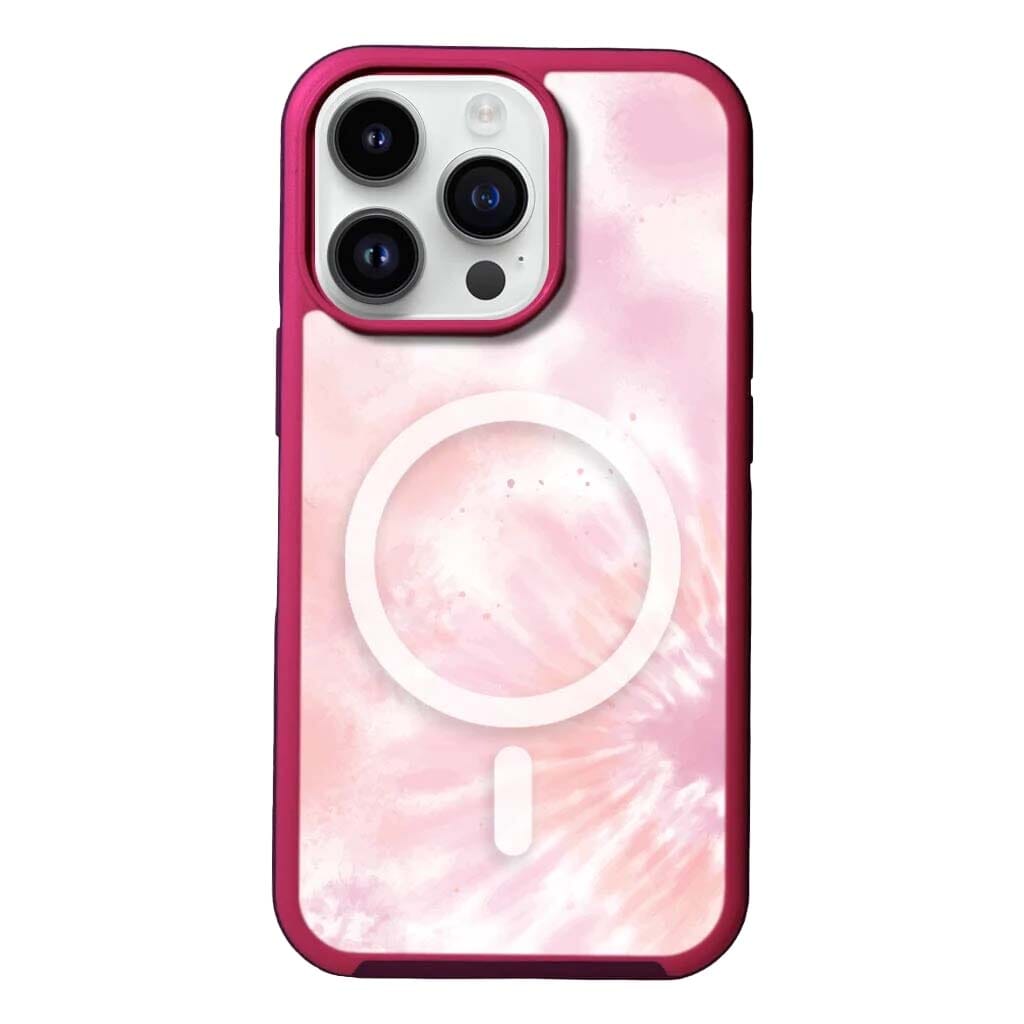 Pink iPhone 14 Pro Max Tie Dye Case | Caseco Inc.